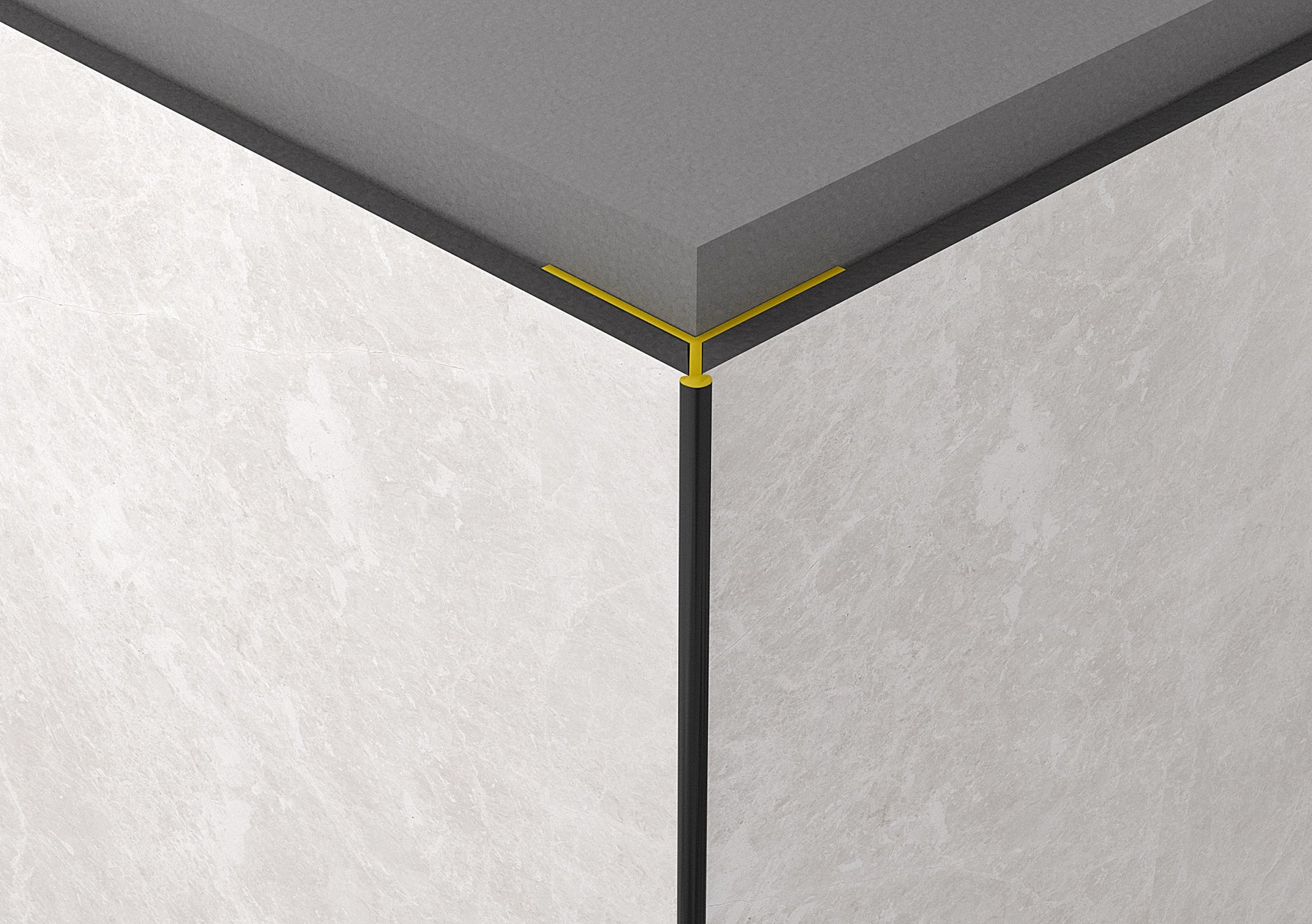 Kronospan Rocko SPC Außeneckprofil Pfeil 45° — Baustoff-ZENTRALE - WSC GmbH